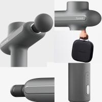 China Rechargeable 45dB Handheld Deep Tissue Massage Gun with 6 Heads 20 Speeds for sale
