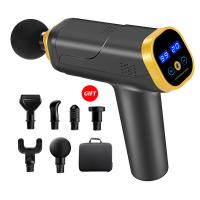 China Portable Deep Tissue Massage Gun 1200 - 3300rpm With LCD Screen for sale