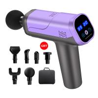 China Portable Deep Tissue Massage Gun 1200 - 3300rpm With LCD Screen for sale