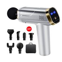 China Portable Deep Tissue Massage Gun 1200 - 3300rpm With LCD Screen for sale