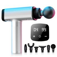 China LCD Display 30 Speeds Quiet Fascia Muscle Massage Gun for sale