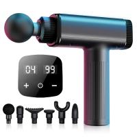 China LCD Display 30 Speeds Quiet Fascia Muscle Massage Gun for sale