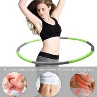 China 2.2Lb Soft Foam Padded Weighted Hula Hoop for Fitness Exercise 37.4 Inch 8 Sections for sale