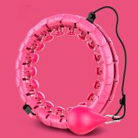 China Smart 360 Degree Massage Weighted Hula Hoop With Detachable Knots for sale