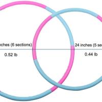China 65cm 75cm Detachable Weighted Hula Hoop For Kids for sale