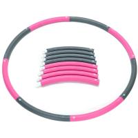 China 8 Knots Removable Weighted Hula Hoop 1.2kg for Fat Burning Fitness for sale