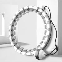 China Detachable Weighted Hula Hoop 1.5kg Body Slimming Fitness Hula Hoop with Mobile Gravity Ball for sale
