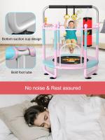 China Kids Indoor Bungee Trampoline With 55in Protective Net for sale