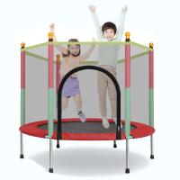 China 122x140cm Indoor Kids And Adults Mini Mesh Trampoline for sale