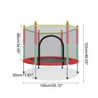 China 122x140cm Indoor Kids And Adults Mini Mesh Trampoline for sale