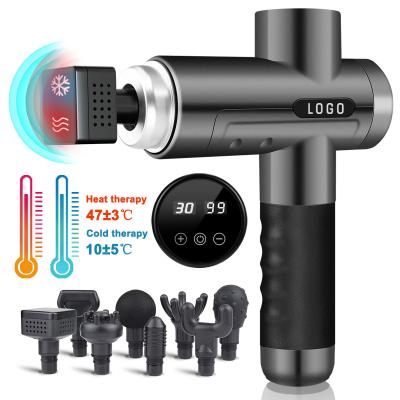 China Heating and Cold Compress Massage Gun 30 Speeds 2600mAh Deep Tissue Muscle Relax for sale