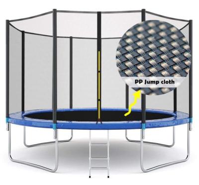 China 8FT Outdoor Round Children Trampoline with Safety Net 400kg Capacity for sale