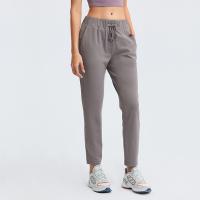 China Straight Leg Yoga Pants Low Rise for Women 80% Nylon 20% Spandex Breathable Quick Dry for sale