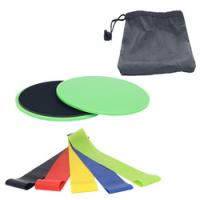 China Eco Friendly Customized Exercise Yoga Fitness Exercise Round Mat Gym Training Sliding Discs for sale