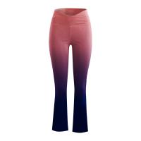 China High Waist Tie Dye Yoga Pants Flare Bootcut Women 4 Way Stretch Non See Through for sale