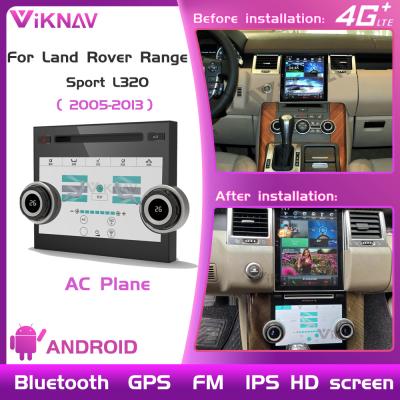 China 2009-2013 Range Rover L320 Sport Car AC Control Panel 10.4 Inch Android Radio full touch screen stereo for sale