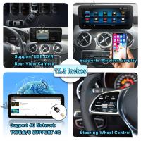 China Double Din 12.3inch Mercedes Benz Radio For W176 CLA C117 GLA X156 for sale