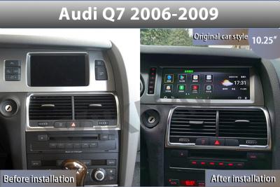 China 10.25 Inch Audi Android Radio Car GPS Navigation Radio With Screen for sale