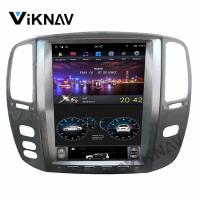 China LEXUS LX470 12.1inch Android Auto Head Unit DVD Player Vertical Screen for sale