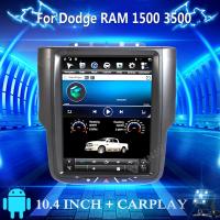 China 128G Dodge Ram Radio GPS Navigation Recorder Vertical Screen Video for sale