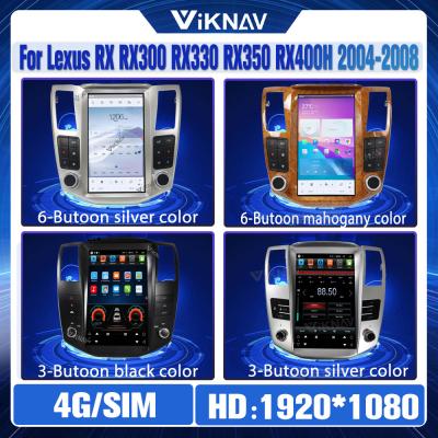 China 12.1 Inch Full Screen Android Car Radio For Lexus RX RX300 RX330 RX350 RX400H for sale