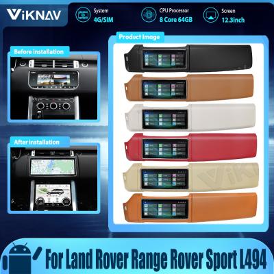 China Range Rover L494 Android Auto Head Unit 12.3inch Full Touch Screen Radio for sale