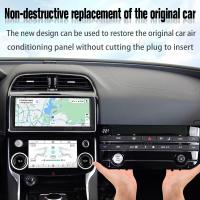 China Jaguar Series LCD Climate Control Screen Car AC Panel 10.0inch Full Touch Screen for sale