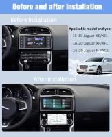 China Jaguar Series LCD Climate Control Screen Car AC Panel 10.0inch Full Touch Screen for sale