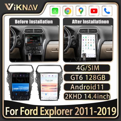 China Multimedia Car Radio For Ford Explorer 11 - 19 GPS Navigation Android 11 for sale