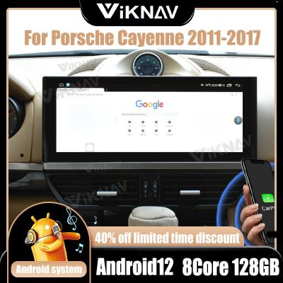 China Android 13 car radio For Porsche Cayenne 2011-2017 HD LCD Screen Carplay GPS Navigation for sale