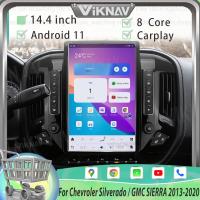 China 14.4 inch Touch Screen Car radio For 2013-2019 Cheveroler silverado 2014-2020 GMC SIERRA GPS Multimedia Player Carplay for sale