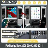 China 12.1 inch Android Auto Car radio For 2008-2011 Dodge Ram GPS Multimedia player Touch Screen Support Wireless Carplay for sale