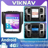 China 10.5 inch Touch Screen Android 13 Stereo DVD Player For 2013-2019 Dodge Ram Manual AC 8 Core Navigation Car Stereo for sale