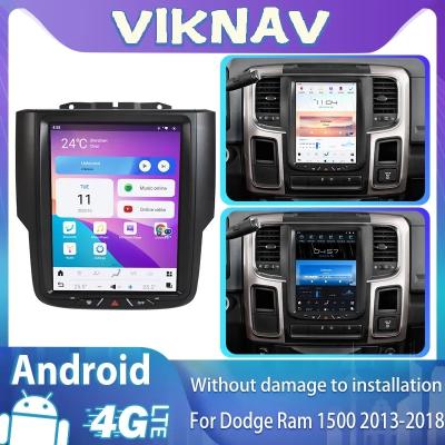 China 10.5 inch Touch Screen Android 13 Stereo DVD Player For 2013-2019 Dodge Ram Manual AC 8 Core Navigation Car Stereo for sale