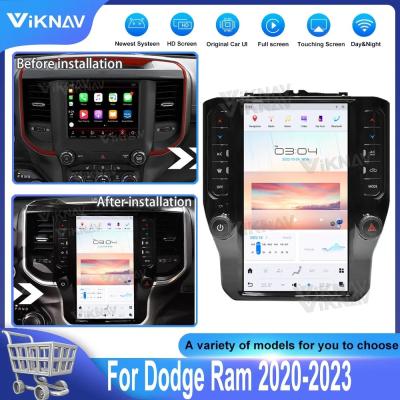 China 11.8 inch Android 13 Head Unit  For 2020-2023 Dodge Ram Multimedia Player Auto Stereo GPS Navigation BT WIFI Carplay for sale