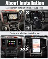 China 11.8 inch Android 13 Head Unit  For 2020-2023 Dodge Ram Multimedia Player Auto Stereo GPS Navigation BT WIFI Carplay for sale