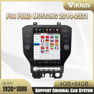 China 10.5 Inch Android Auto Stereo For 2015-2020 FORD Mustang Navigation GPS For Original Car SYNC3 Auto AC Multimedia player for sale