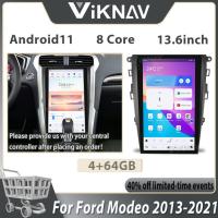 China 13.6 inch Touch Screen For 2013-2021 Ford Mondeo Android 11 Multimedia Player For Original Car SYINC3 GPS CarPlay for sale