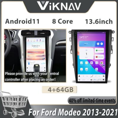 China 13.6 inch Touch Screen For 2013-2021 Ford Mondeo Android 11 Multimedia Player For Original Car SYINC3 GPS CarPlay for sale