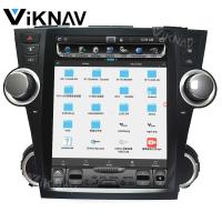 China 12.1 inch Touch Screen Stereo For 2009-2013 Toyota Highlander Multimedia Player   google carplay  Navigation for sale