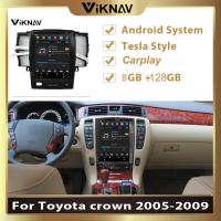 China 10.4inch Android Touch Screen Stereo For Toyota Crown 12th generation Multimedia Player google Navigation Carplay for sale