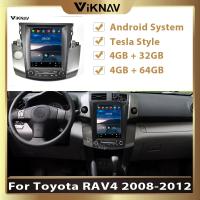 China 10.4 inch Android Touch Screen Car radioFor 2008-2012Toyota Rav4 Multimedia Player  Navigation 4G Wireless Carplay for sale
