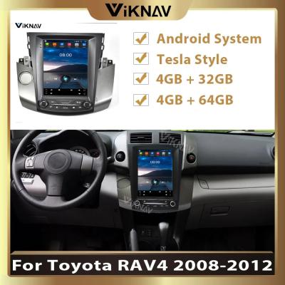 China 10.4 inch Android Touch Screen Car radioFor 2008-2012Toyota Rav4 Multimedia Player  Navigation 4G Wireless Carplay for sale