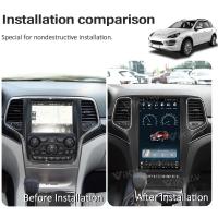 China 14.4inch Car radio For 2014-2019 Jeep Grand Cherokee Multimedia Player Android GPS Navigation 4G wifi Wireless Carplay for sale