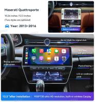 China 12.3 inch Head Unit For 2013-2018 Maserati Quattroporte Multimedia Player GPS Navigation 4G Wifi Wireless Carplay for sale