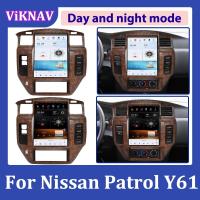China 12.1 Inch Android Auto Car Radio For 2004-2019 Nissan Patrol Y61 GPS Navigation Multimedia Player Wireless Carplay for sale