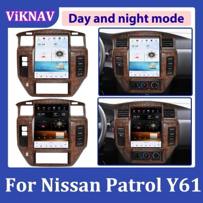 China 12.1 Inch Android Auto Car Radio For 2004-2019 Nissan Patrol Y61 GPS Navigation Multimedia Player Wireless Carplay for sale