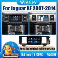 China 8 Inch Touch Screen Head Unit For 2007--2014 Jaguar XF GPS Navigation Multimedia Player Wireless Carplay BT 4G for sale