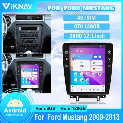 China 12.1 Inch Touch Screen Car radio For 2009--2013 Ford Mustang GPS Navigation Multimedia Player Wireless Carplay BT 4G for sale