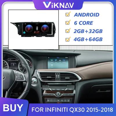 China 10.25Inch Touch Screen Stereo For 2015-2018 Infiniti QX30 Q30 GPS Navigation Multimedia Player Wireless Carplay for sale